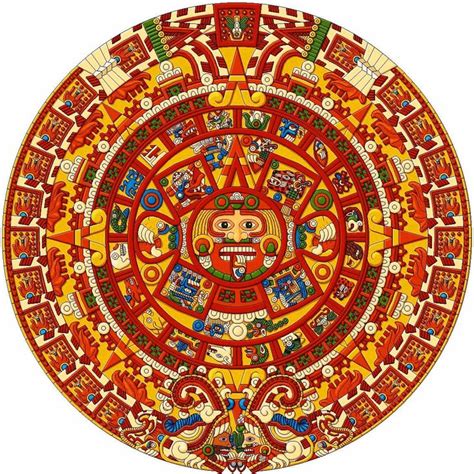 Aztec Calendar Calendário Asteca Arte Asteca Astecas