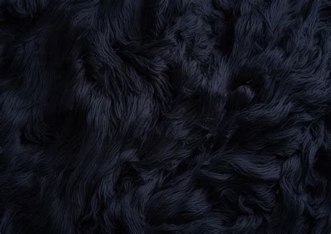 Premium Ai Image Macro Shot Of Black Wool Texture