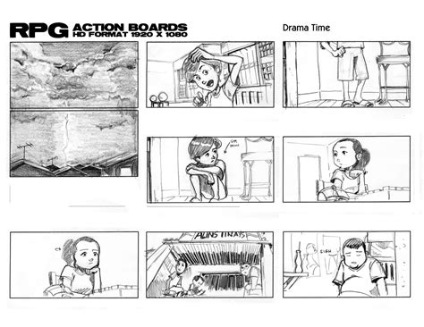 Artstation Rpg Metanoia Storyboard Drama Time