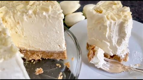 Как да си направим чийзкейк с бял шоколад без печене 🍰 Лесна рецепта Youtube