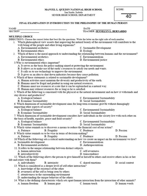 Philo Final Pdf Social Science Science And Mathematics