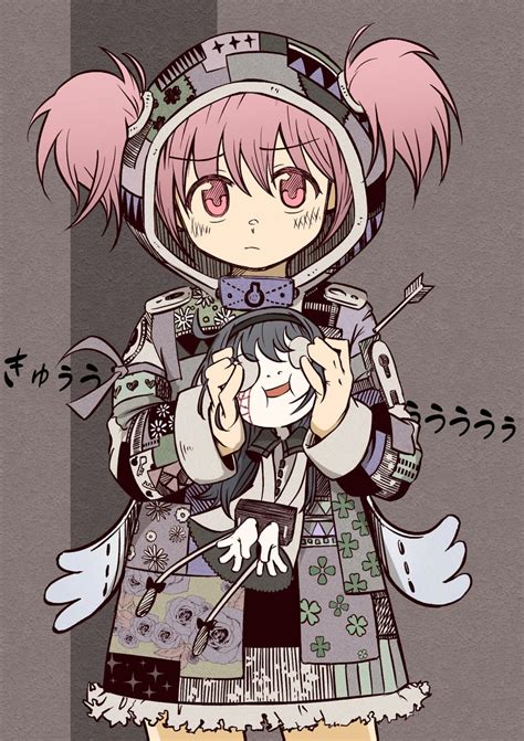 Akemi Homura Kaname Madoka And Homulilly Mahou Shoujo Madoka Magica