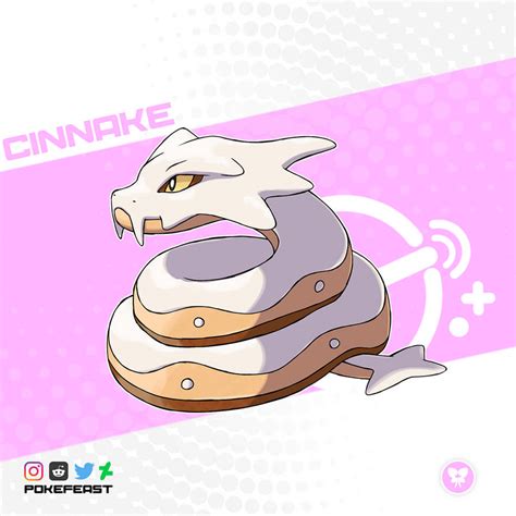 Cinnake Cinammon Roll Fakemon By Pokefeast On Deviantart