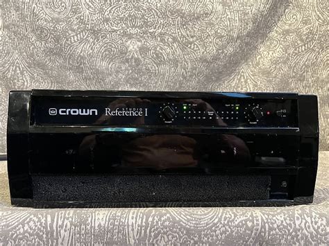 Crown Reference 1 Power Amplifier 2000s Black Reverb