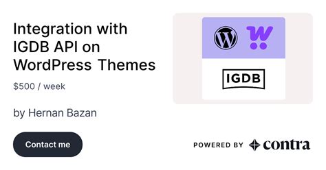 Integration With Igdb Api On Wordpress Themes By Hernan Bazan