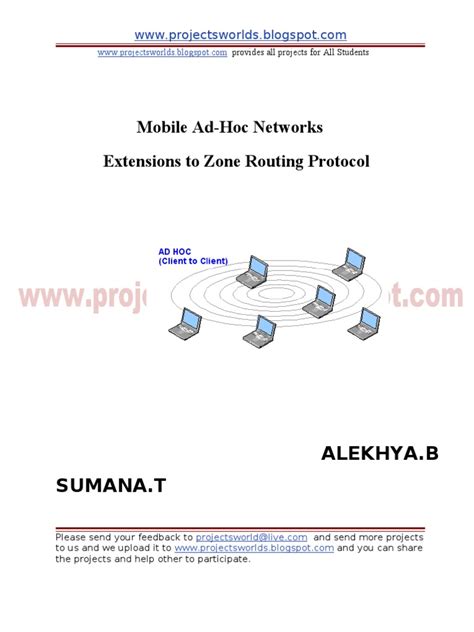Zone Routing Protocol It Pdf Routing Wireless Ad Hoc Network