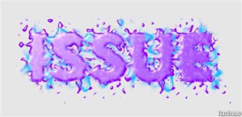 Issue Spectacular Splash Text Effect Generator
