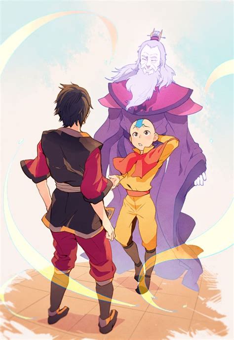 Zuko Roku And Aang Avatar Airbender Avatar Cartoon The Last Airbender