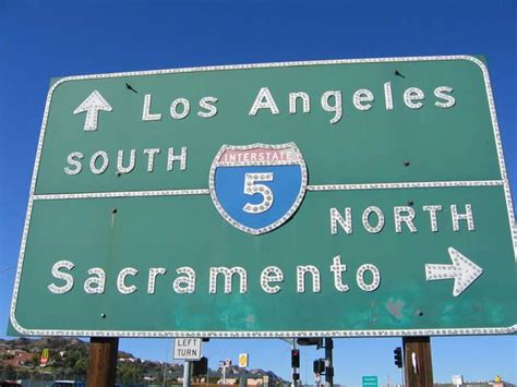California Interstate 5 Highway Signs Interstate Highway Visit Los