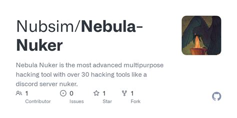 GitHub Nubsim Nebula Nuker Nebula Nuker Is The Most Advanced Multipurpose Hacking Tool With