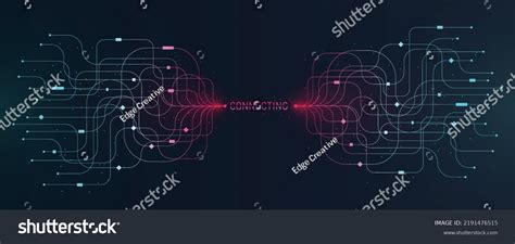 Connection Wires Concept Internet Poster Banner Stock Vector Royalty Free 2191476515