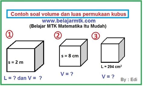 Detail Contoh Soal Luas Permukaan Kubus Koleksi Nomer