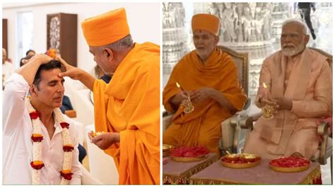 અબુ ધાબીમાં પહેલા ભવ્ય હિન્દુ મંદિરનું થયું ઉદ્ઘાટનમાં દર્શન કરવા પહોંચ્યા જેઠાલાલથી લઈને અક્ષય