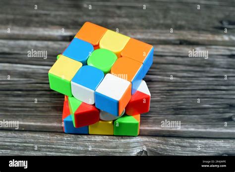 The Rubiks Cube Combination Puzzle Speed Magic Puzzle Cube Each Of The Six Faces Was Covered