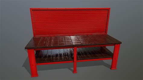 Workbench Free 3d Model Obj Stl Free3d