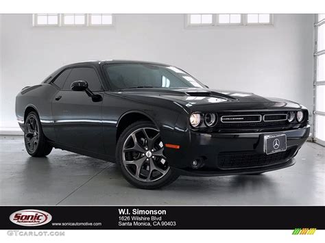 2018 Pitch Black Dodge Challenger Sxt Plus 139517627 Photo 25