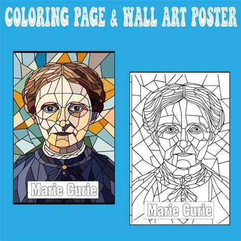 Marie Curie Door Decoration Famous Women In History By Curious Minds Corner