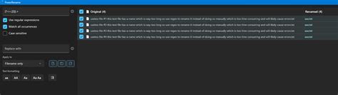 Powerrename Character Regex Replace With Functionality · Issue 27236