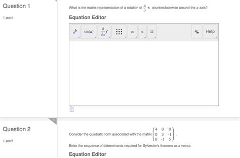 solved what is the matrix representation of a rotation of