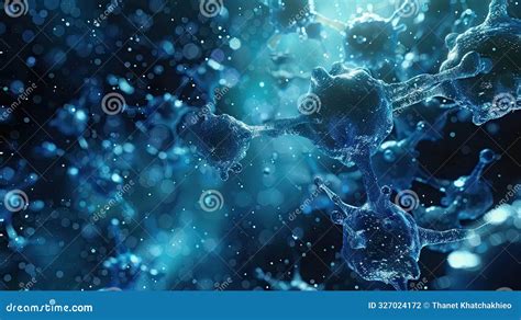 Advanced Nanosensors Embedded In Human Tissue Showcasing Detailed