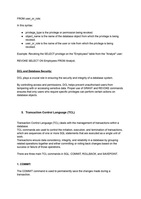Sql Complete Notes Pdf Connect4techs