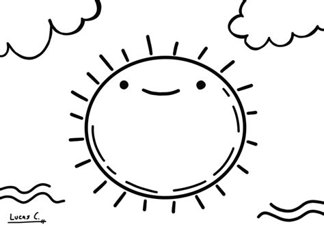 Sol Para Mensajes Dibujo 2478 Dibujalia Dibujos Para Colorear Y