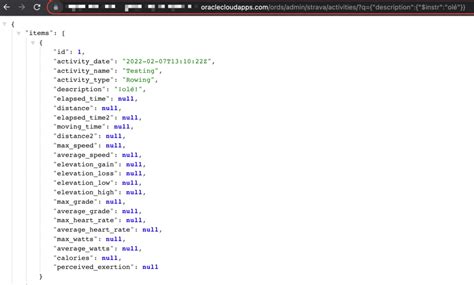 Filtering And Searching Strings Using Ords Query Parameters