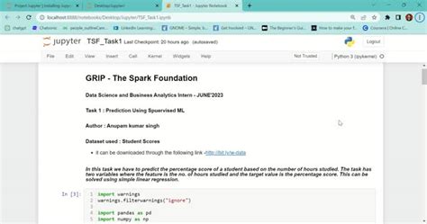 Anupam Kumar Singh On Linkedin Task1 Thesparksfoundation Internship