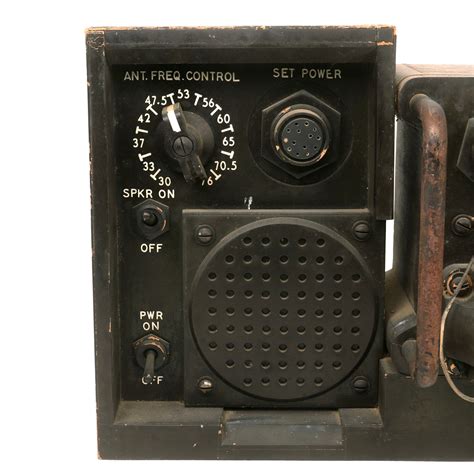 Original Us Vietnam War Era Rt 505 Prc 25 Oversized Classroom Famili