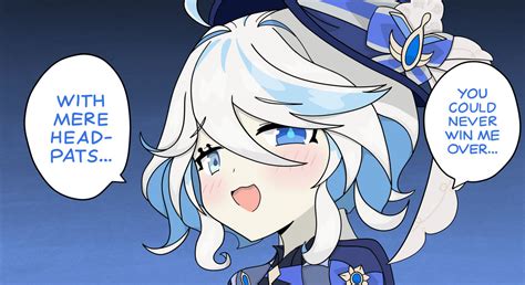 Furina Receives Headpats A By Gielgishki On Deviantart