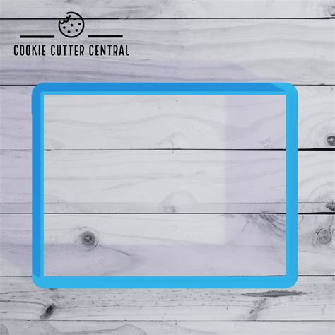 Rectangle Cookie Cutter 8cm X 6cm Cookie Cutter Central