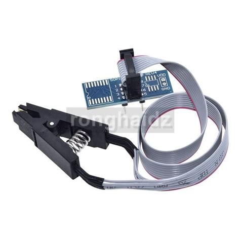 High Quality Soic8 Sop8 Test Clip Bios Eeprom 93cxx 25cxx 24cxx Usb In Circuit Programmer Soic8