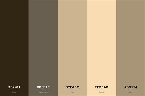 25 Best Tan Color Palettes With Names And Hex Codes Creativebooster