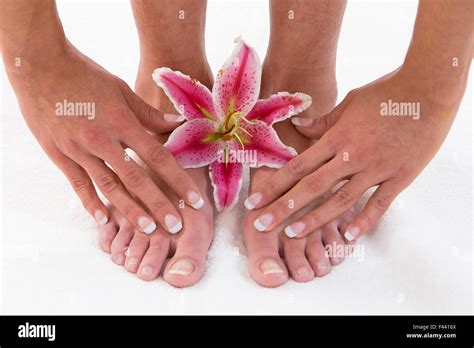 Pedicured Feet Hi Res Stock Photography And Images Alamy
