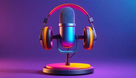 Ai Generált Mikrofon Podcast Ingyenes Kép A Pixabay En Pixabay