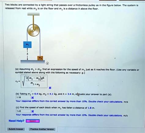 Solved Two Blocks Are Connected By A Light String That Passes Over A