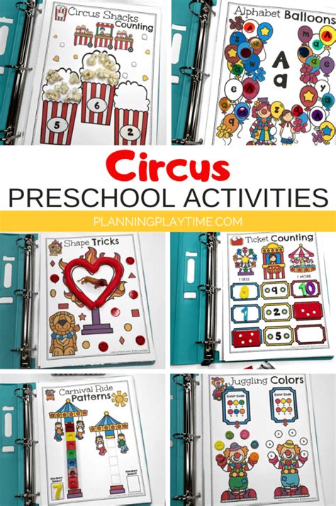 Circus Theme Preschool Planning Playtime