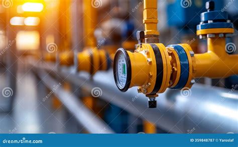 Industrial Flow Control Valve With Temperature And Pressure Sensors Integrated Within A