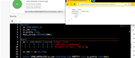 Jsonobjectt And Ords Whats The ‘best Way
