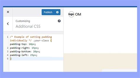 what is padding in wordpress