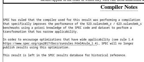 targeted intel oneapi dpc compiler optimization rules out 2k spec
