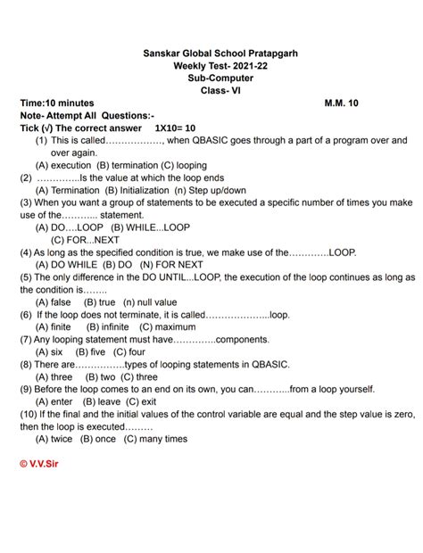 Today S Test Ques Paper Computer Notes Teachmint
