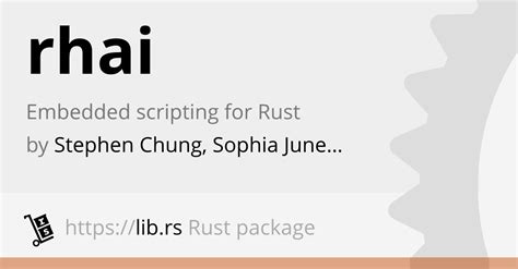 rhai — rust utility lib rs