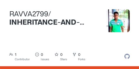 Github Ravva2799inheritance And Prototype
