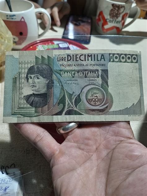 10000 Lire Italian Banknote Hobbies And Toys Memorabilia And Collectibles