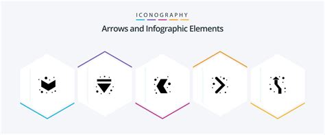 Arrow 25 Glyph icon pack including up. arrow. direction. right. arrow 17631002 Vector Art at ...