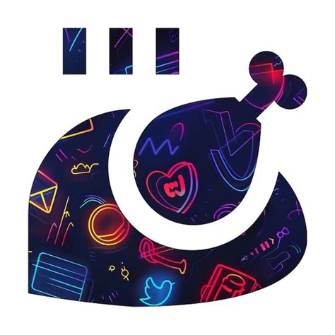 Premium Photo Image Icons Turkey Shapes Dark Theme