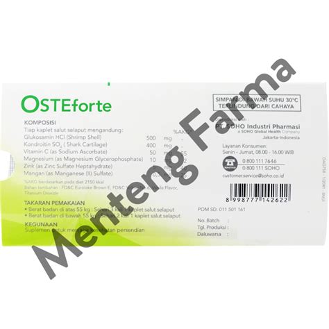 Oste Forte 6 Kaplet Suplemen Kesehatan Persendian Apotek