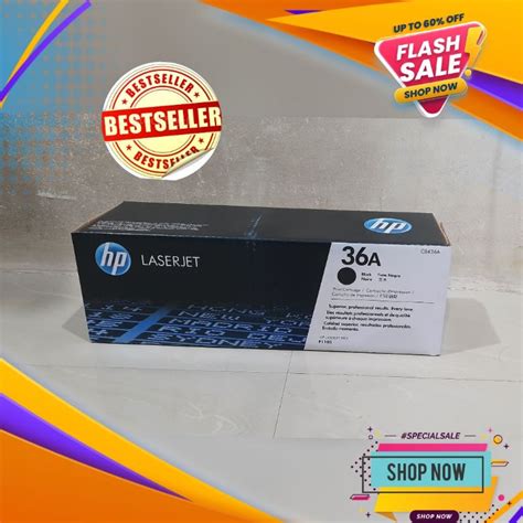 Hp 36a Black Toner Cartridge Shopee Philippines