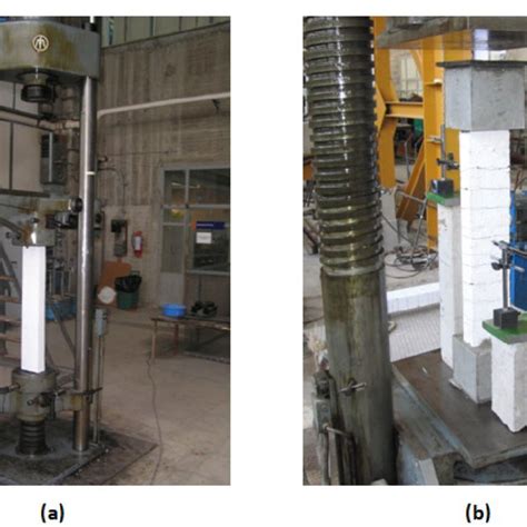 Test Setup For Application Of A Tensile Loading B Compressive